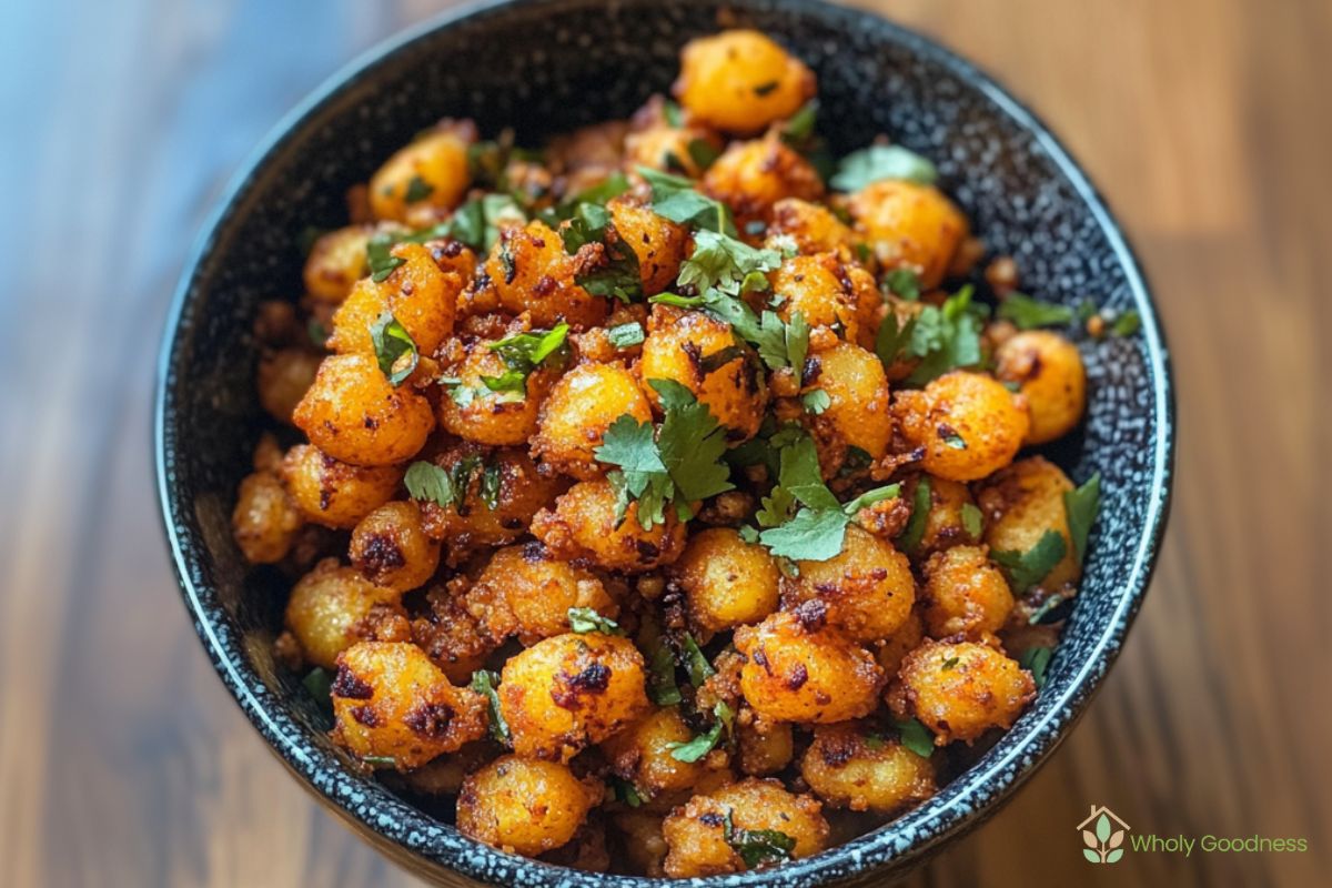 Spicy Masala Makhana Recipe - Wholy Goodness