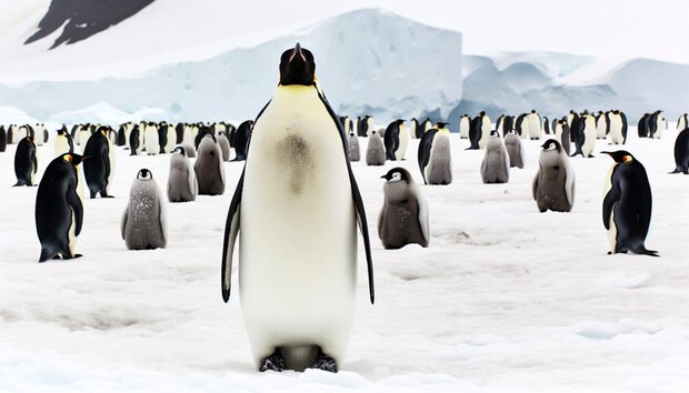 Measuring The Heights Of The Tallest Emperor Penguin