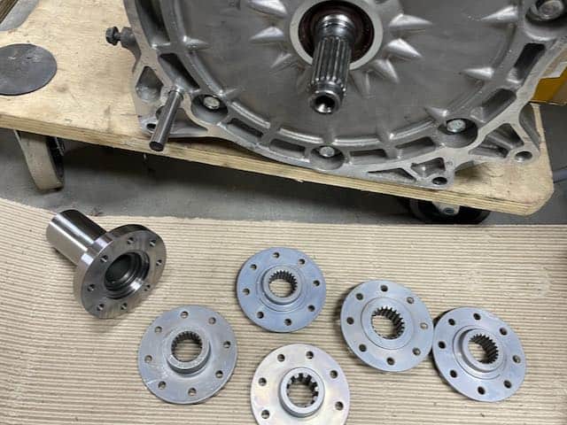 Flanged Nissan Leaf motor coupler - EVcreate