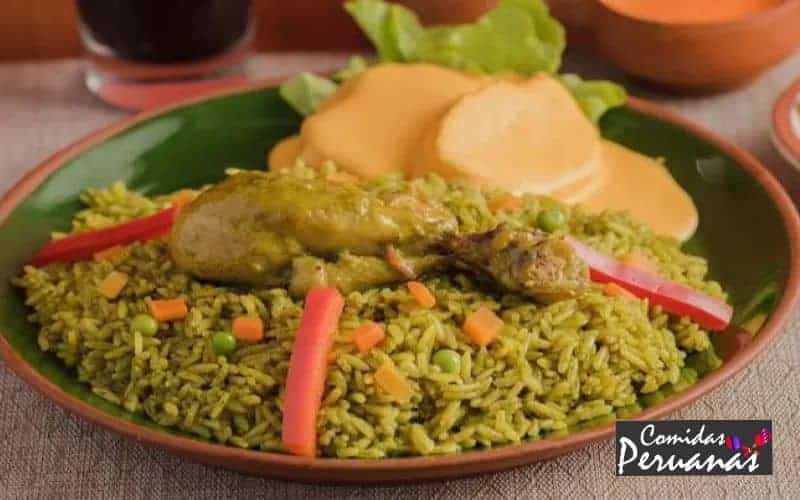 Arroz con Pollo Receta Peruana - Comidasperuanas.com.pe