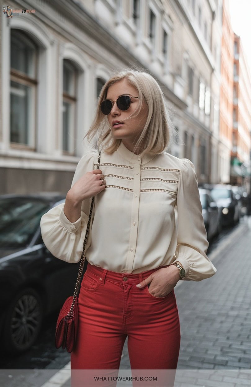 10 Chic Red And Jeans Outfit Ideas For A Casual Look