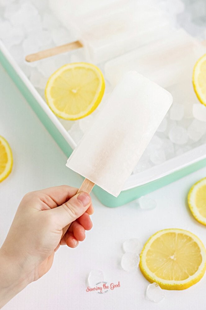 3-Ingredient Lemonade Popsicles Recipe – Savoring The Good®