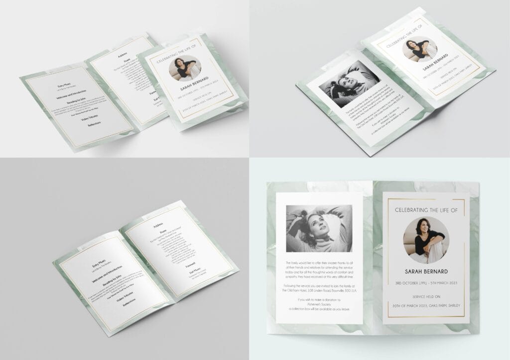 10 Powerful Closing Words For a Funeral Service - Funeral Order Of Service