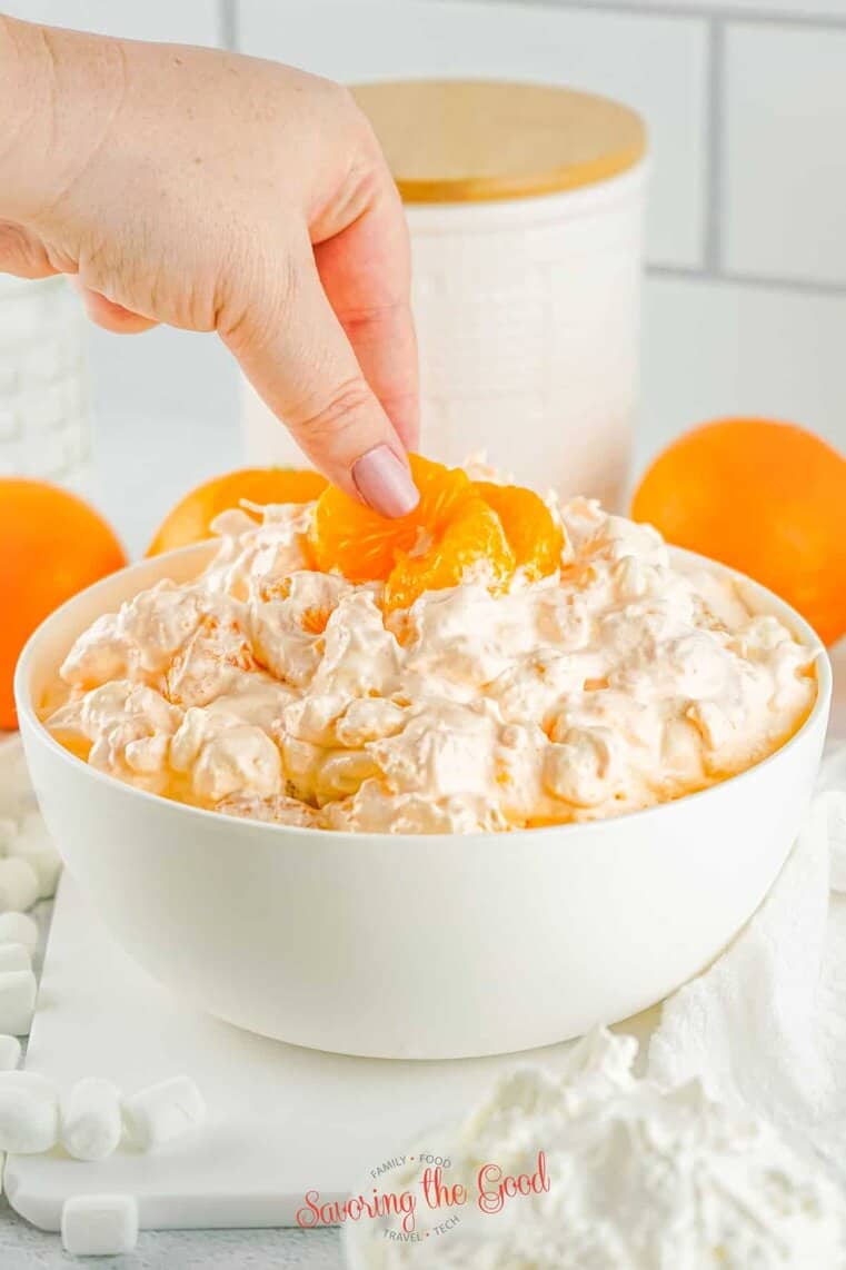 Easy Orange Fluff Salad Recipe 🍊 Orange Jello Salad