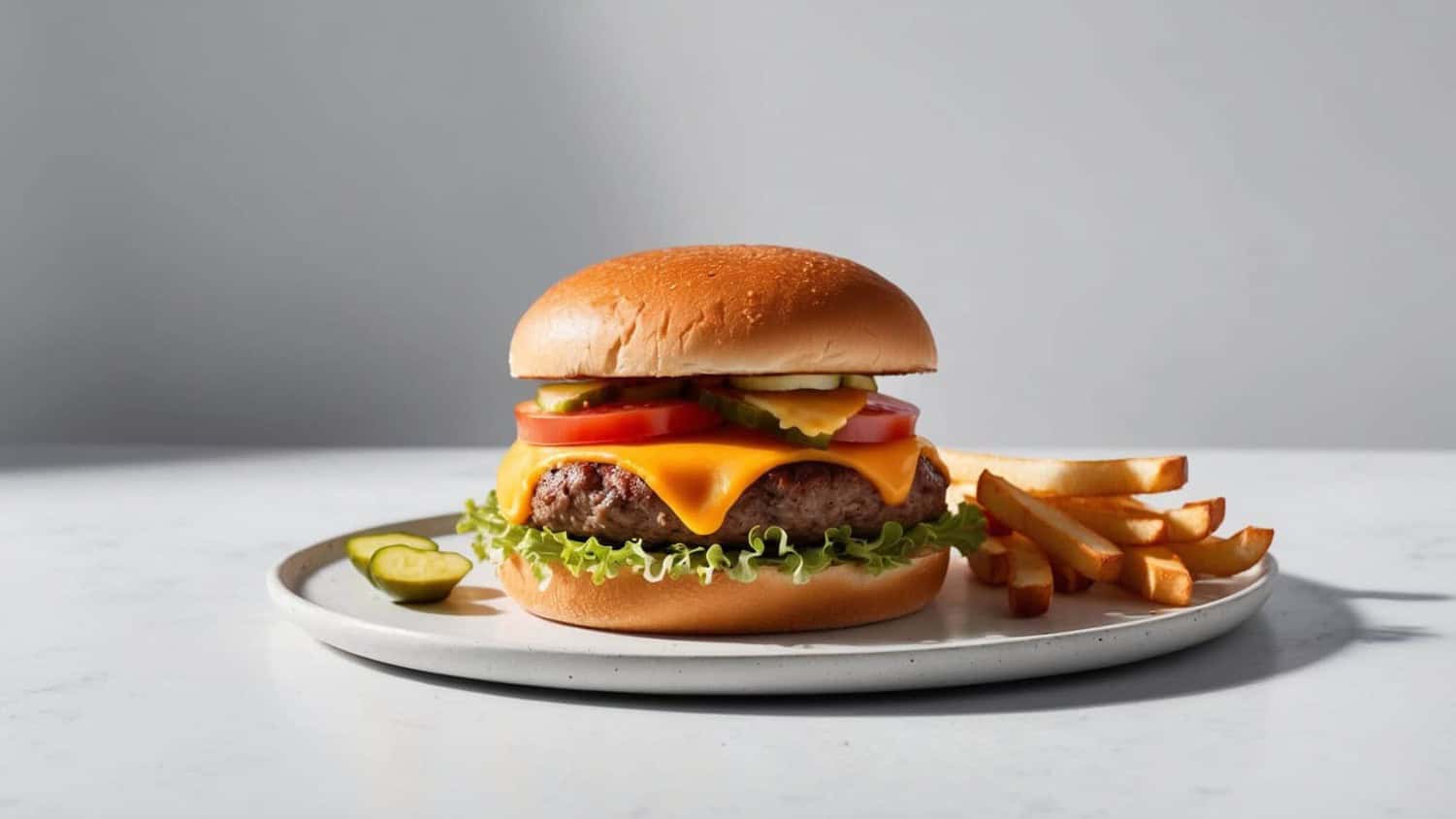 Classic Burger and Fries Recipe | ReallyEats