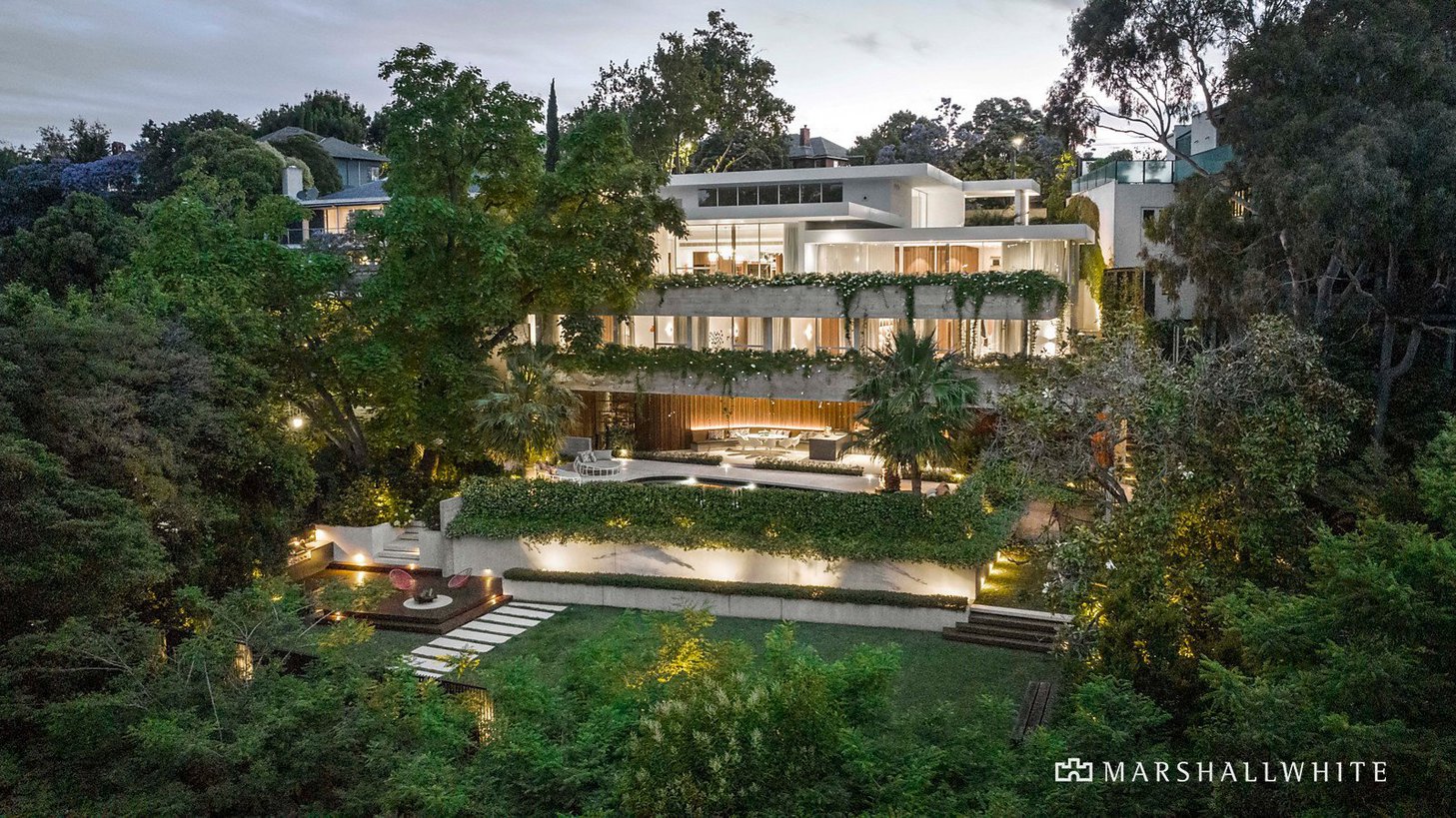Toorak's Cascading Modernist Mansion Can Be All Yours For $25 Million