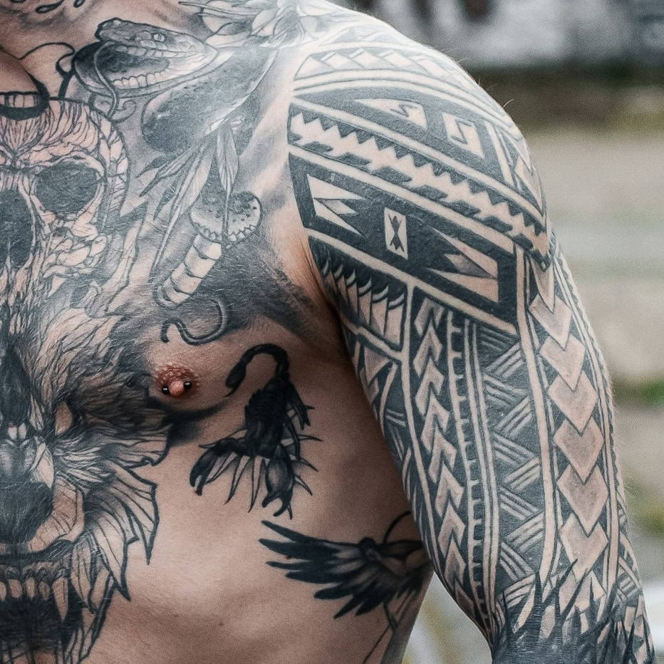 Trap tattoos for men - Bronctattooaus.com