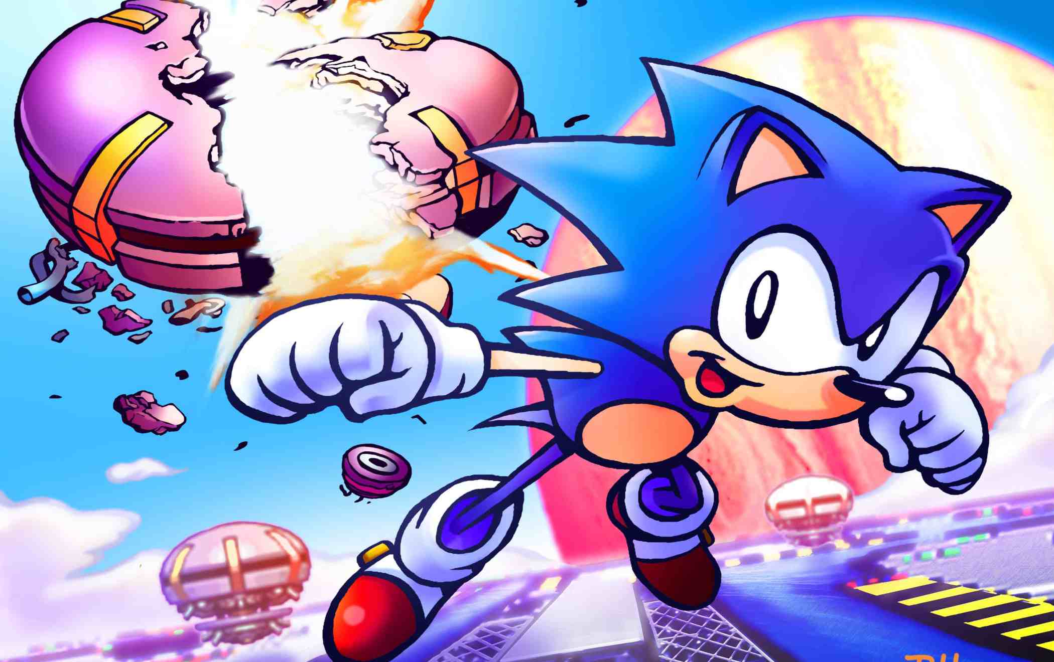 sonic cd wallpaper engine