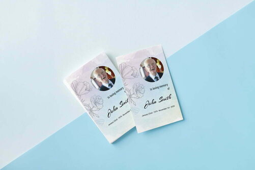 Funeral memorial cards - Funeral Order Of Service