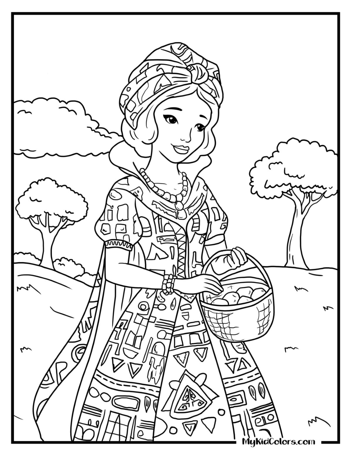 white coloring pictures