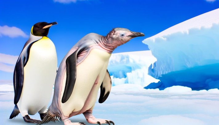 How Does A Penguin Look Like Without Feathers