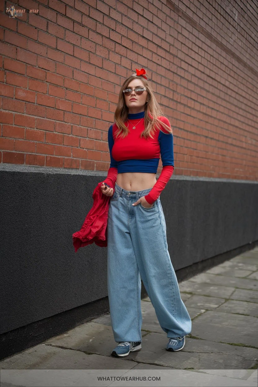 15 Retro Red Outfit Ideas From The 90s
