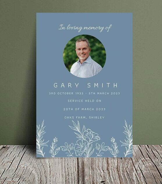 Flying Scotsman train funeral order of service 110 - Template Design ...