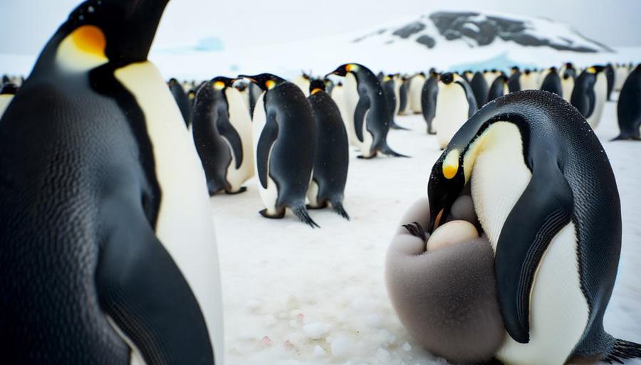 Key Stages In The Life Cycle Of Emperor Penguins
