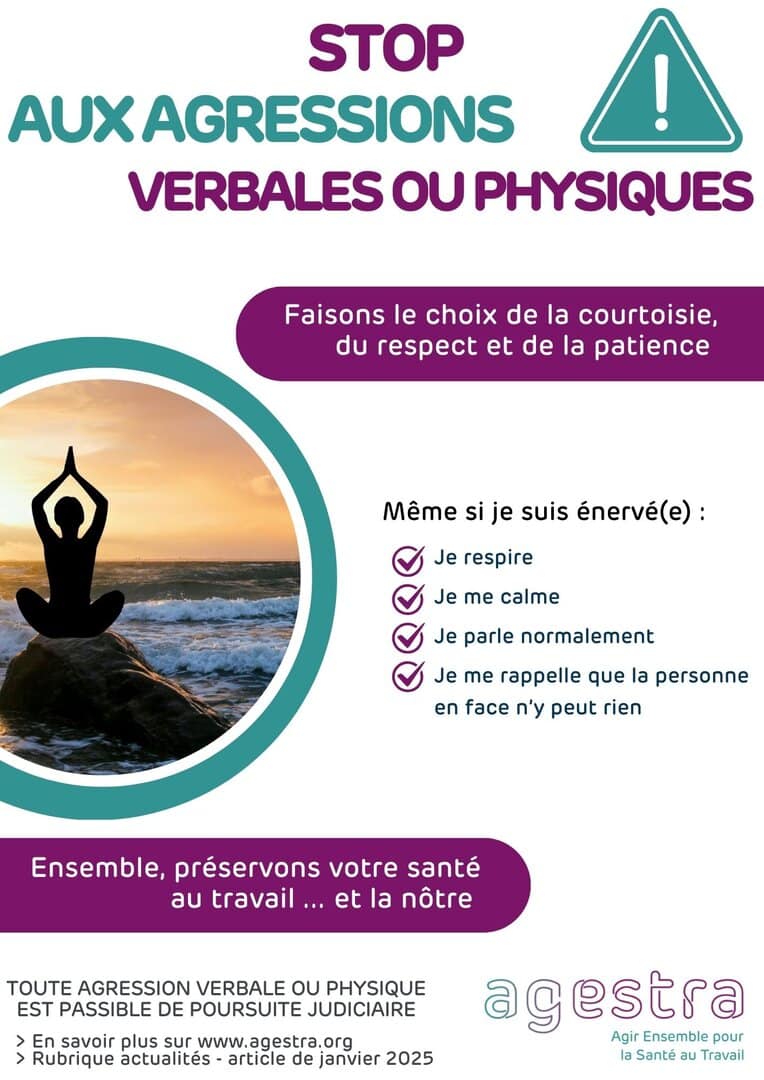 Stop aux agressions verbales ou physiques ! - AGESTRA