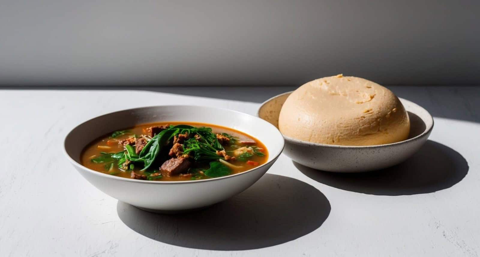 Egusi Soup with Pounded Yam | ReallyEats