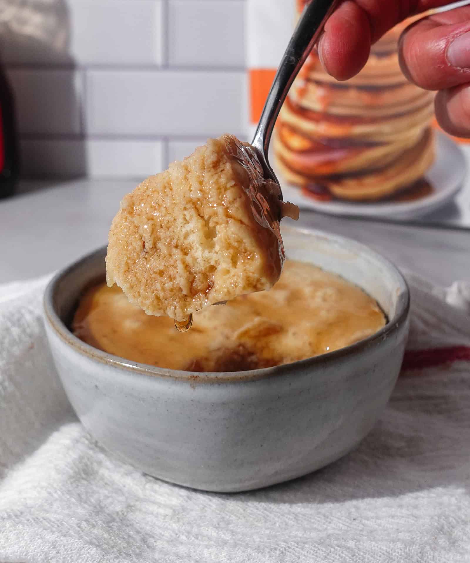 High-Protein Microwave Pancake In A Mug In One Minute