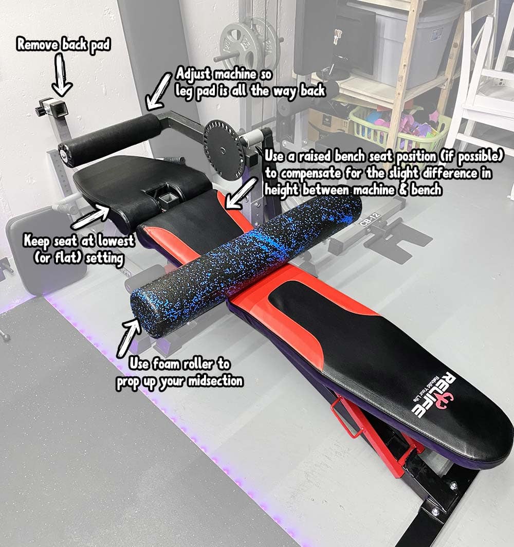 15 Exercises To Do With A Leg Extension/Leg Curl Machine At Home