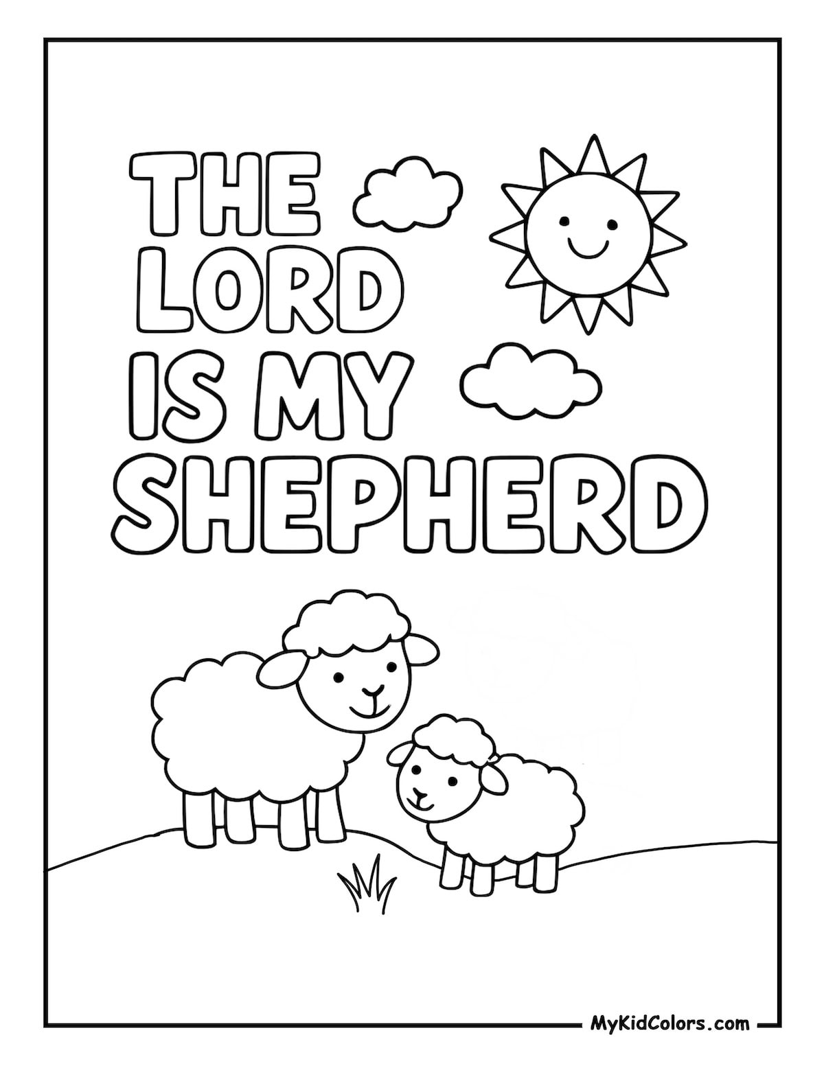 15 Psalms Coloring Pages Filled with Scripture & Encouragement for Kids