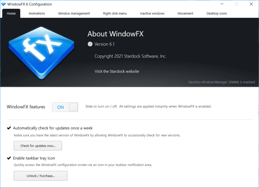 Download WindowFX 6.13