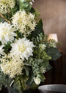 Mazzo Fiori Finti per Decorazione Funeraria - Stile,durata e rispetto