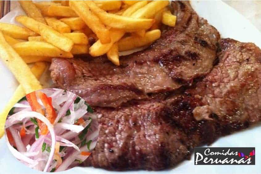 Bistec - Peruano - Receta - Comidasperuanas.com.pe