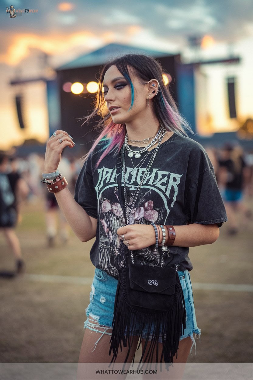 15 Edgy Summer Rock Concert Outfit Ideas For Music Fans