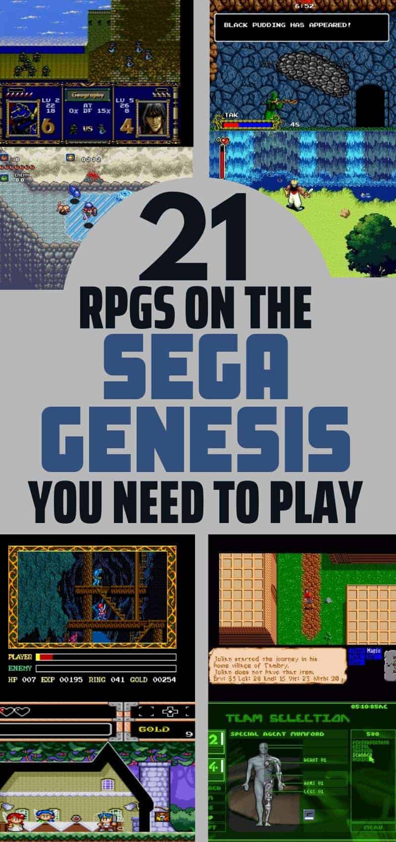 21 Best Sega Genesis RPGs You Need To Go Back and Play!