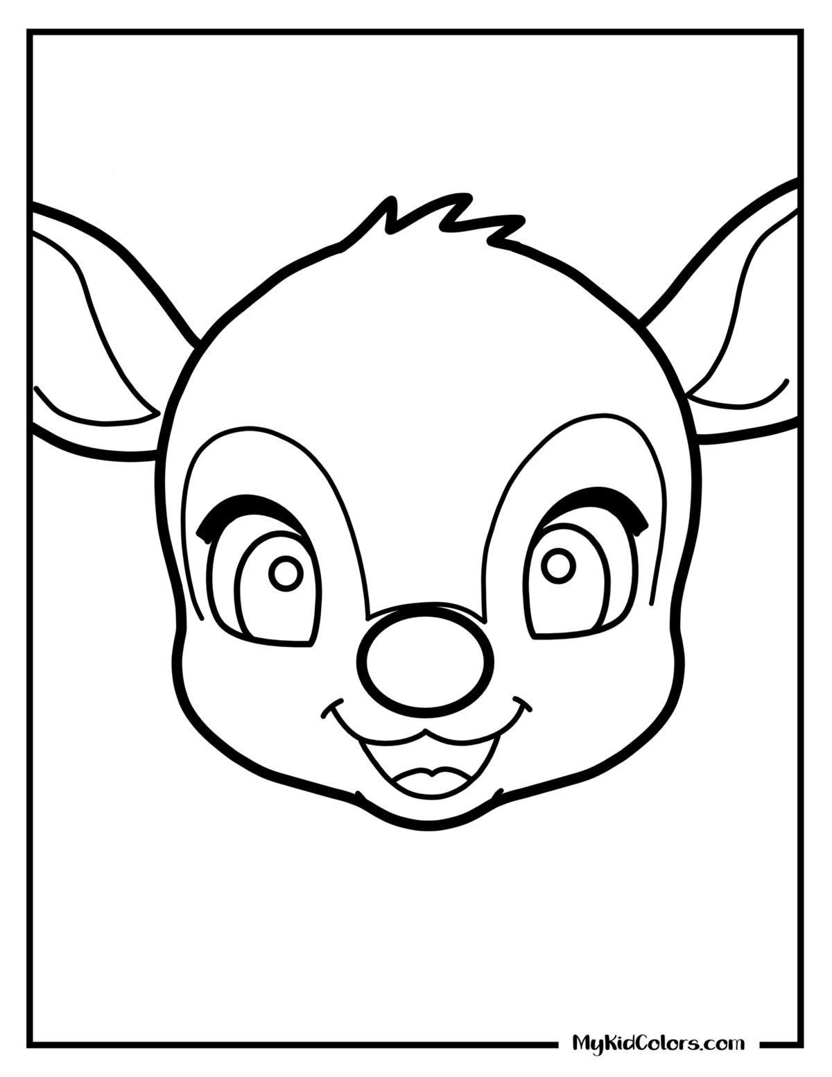 free coloring pages rudolph the red nosed reindeer