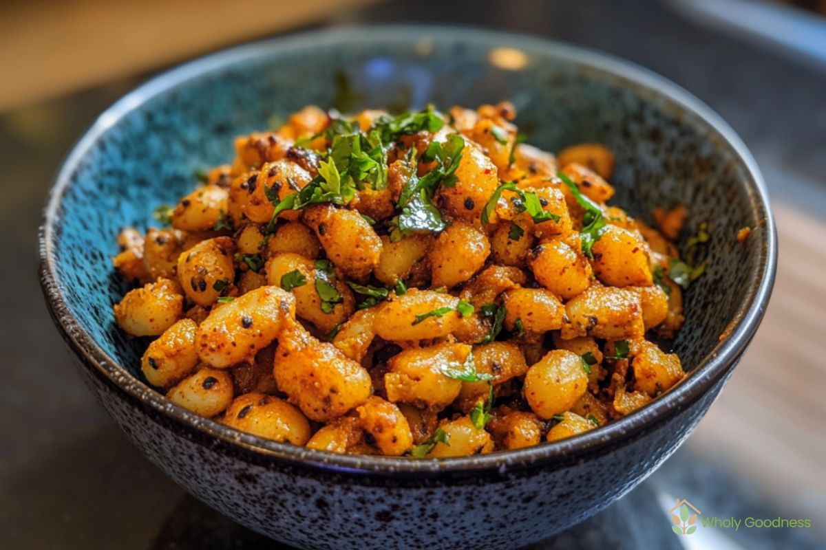 Spicy Masala Makhana Recipe - Wholy Goodness