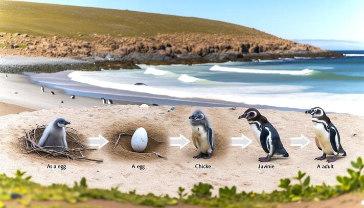 Creating A Step-by-Step Guide For A Magellanic Penguin Life Cycle Chart
