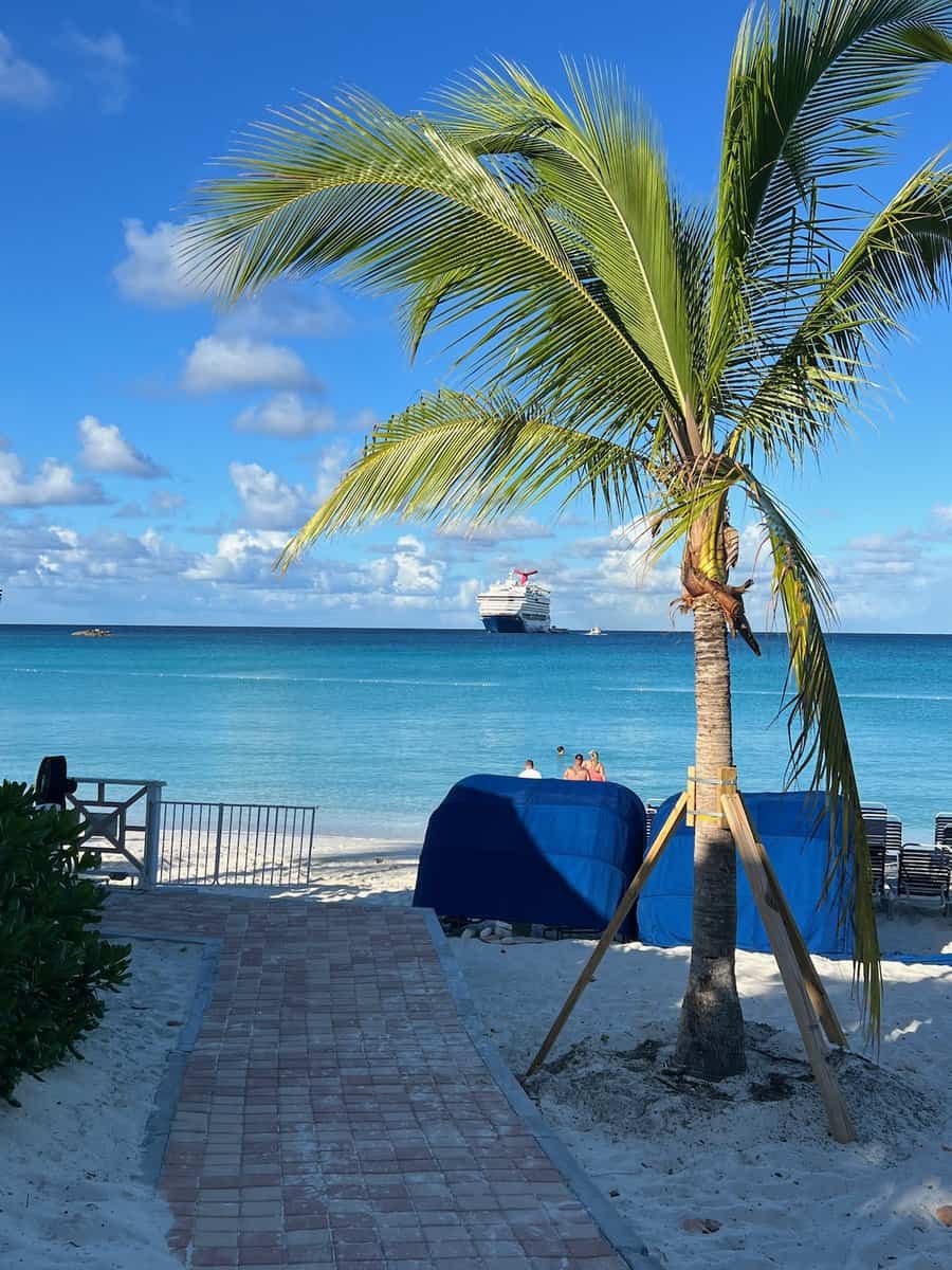 Visiting Half Moon Cay from a Cruise Ship