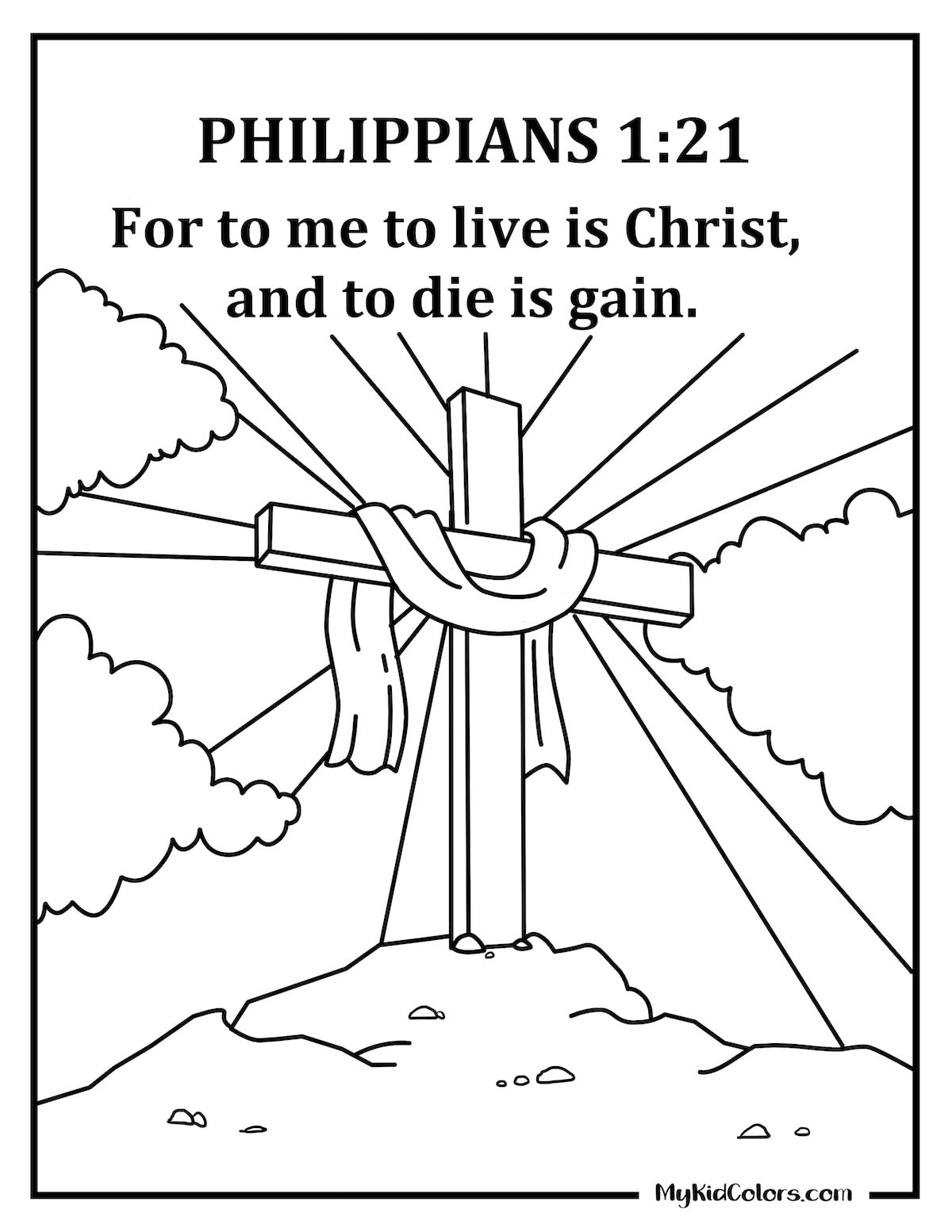 15 Bible Verse Coloring Pages for Kids | Free Scripture Printables