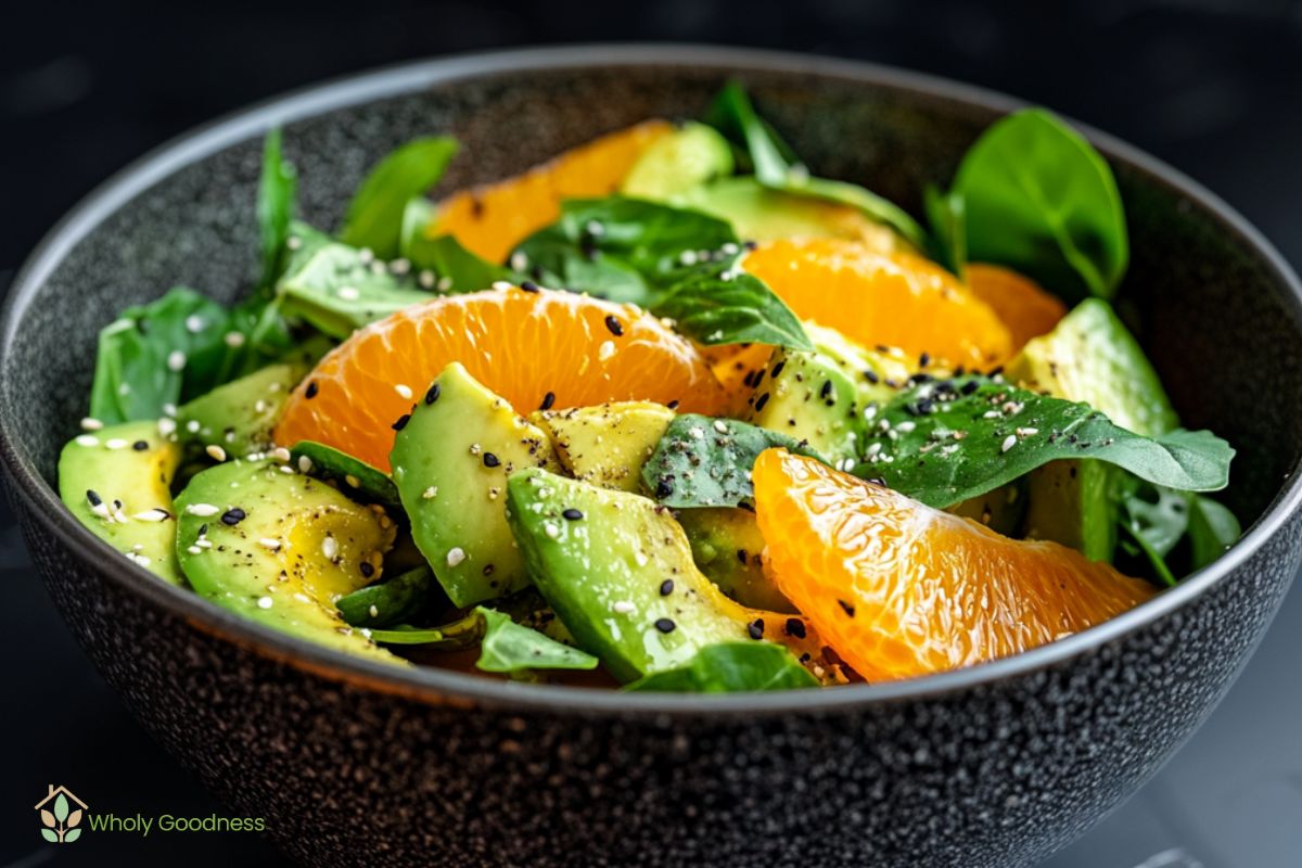Avocado And Orange Salad: Our Recipe - Wholy Goodness