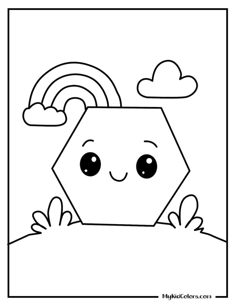 15 Preschool Shapes Coloring Pages | Free Printables for Early Learning