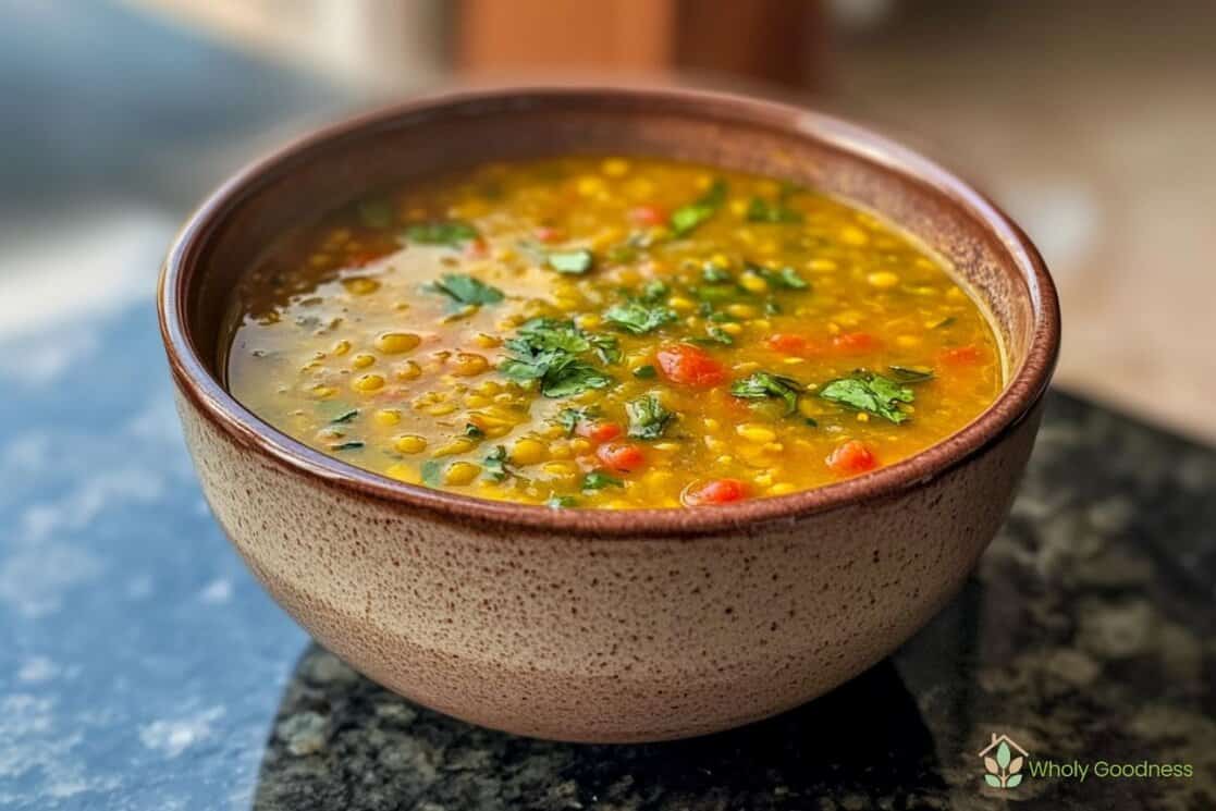 Spicy Red Lentil Soup: Our Recipe - Wholy Goodness