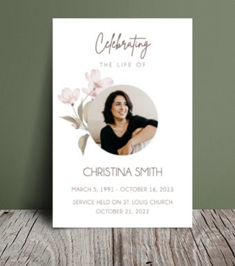 Beautiful templates for funeral order of service, 2025 - Funeral Order ...