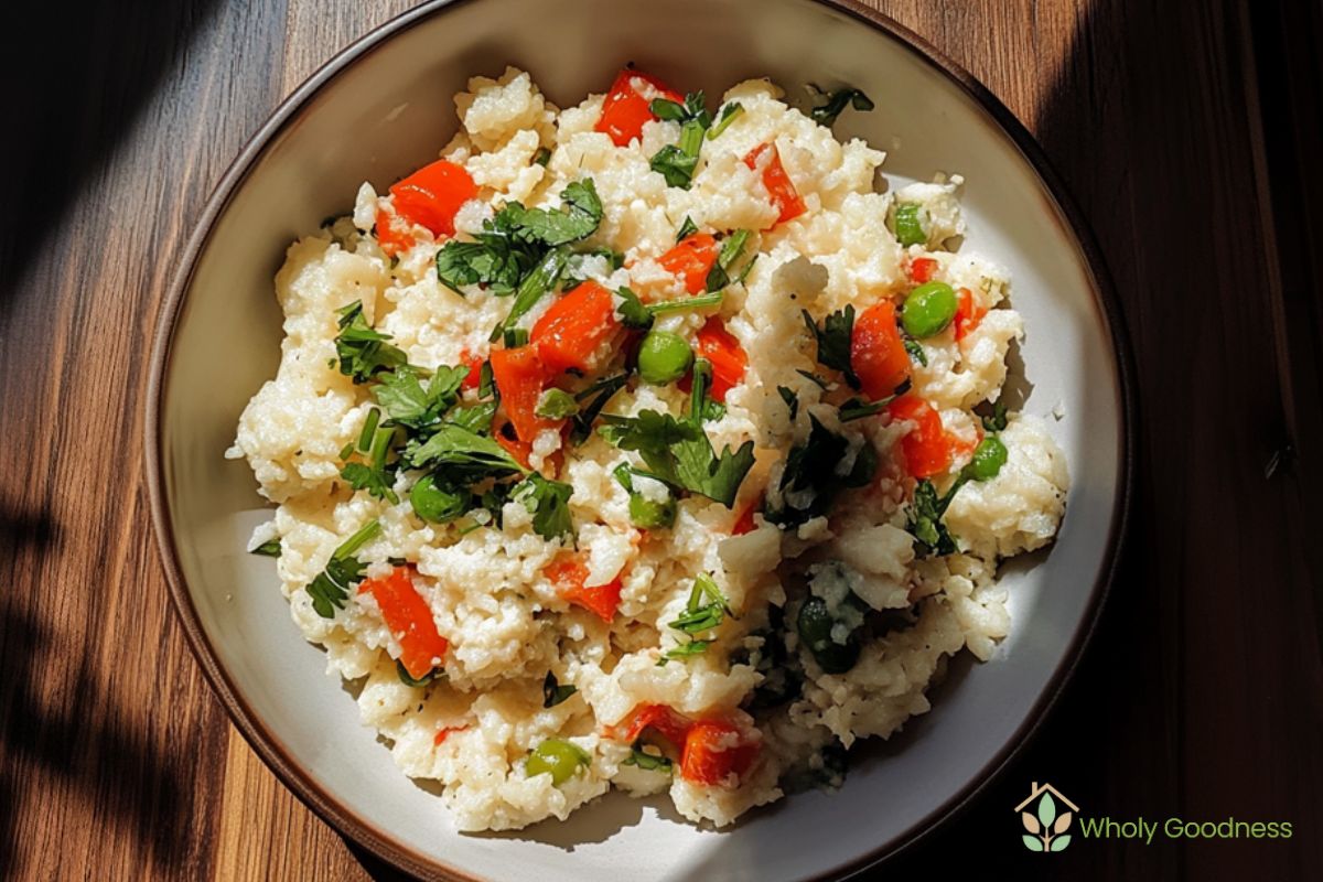 Our Vegan Upma Recipe - Wholy Goodness