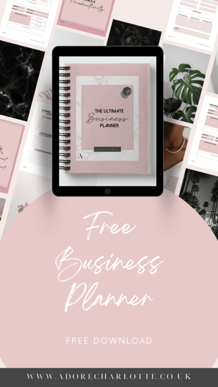 FREE Ultimate Business Planner Template and Printable - Adore Charlotte