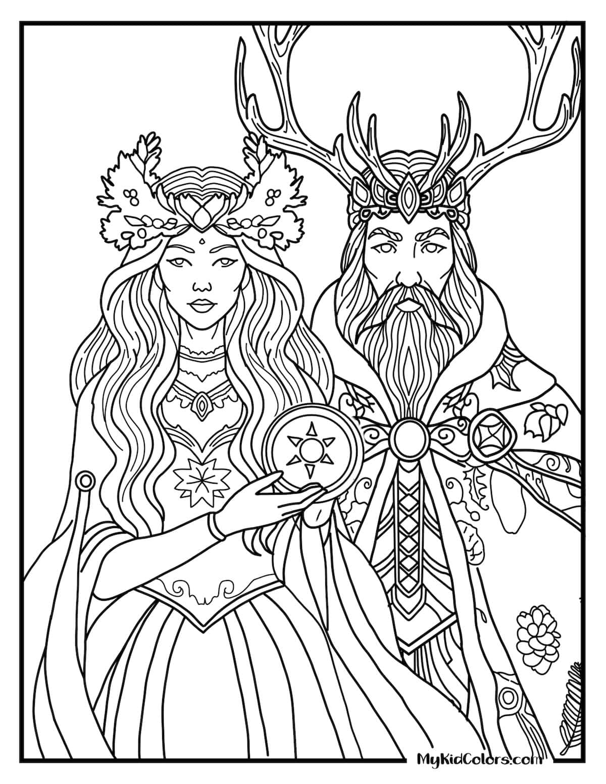 15 Free Yule Coloring Pages (Free PDF Printables)