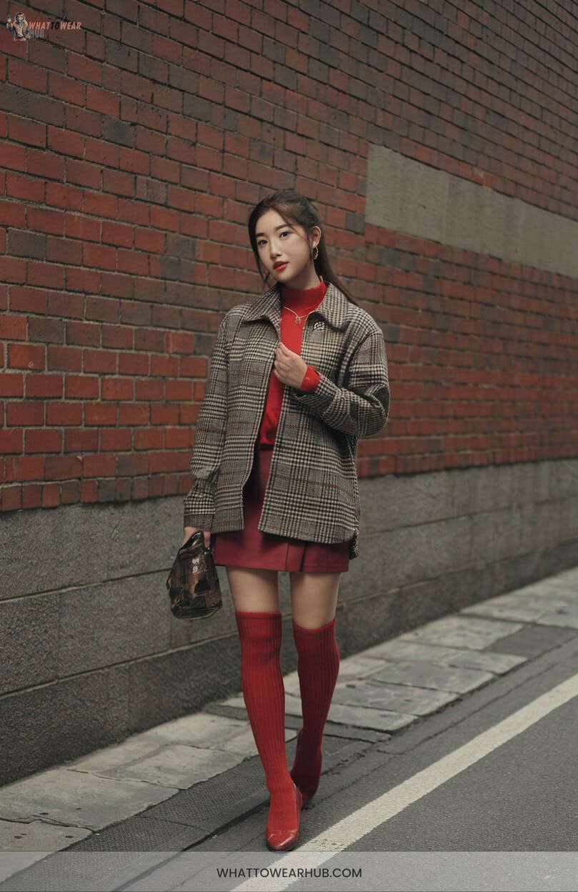 12 Trendy Red Outfit Ideas Inspired By Korean Fashion