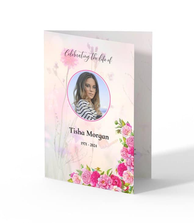 Daffodils funeral order of service template 122 - Funeral Order Of ...