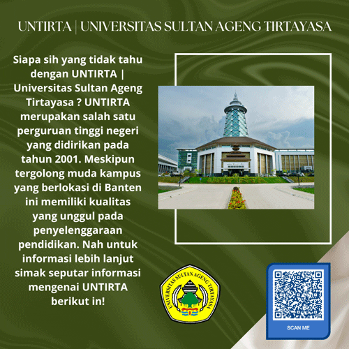 Mengulik Sekilas Informasi mengenai UNTIRTA | Universitas Sultan Ageng ...