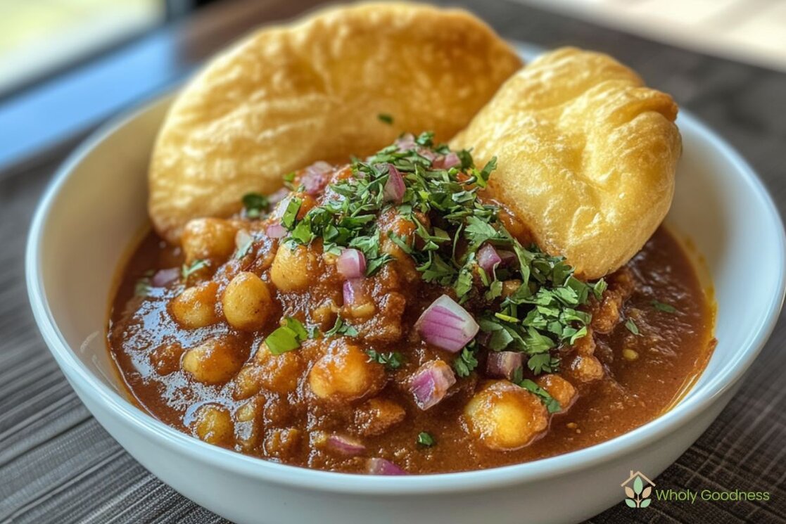 Chole Bhature Recipe - Wholy Goodness