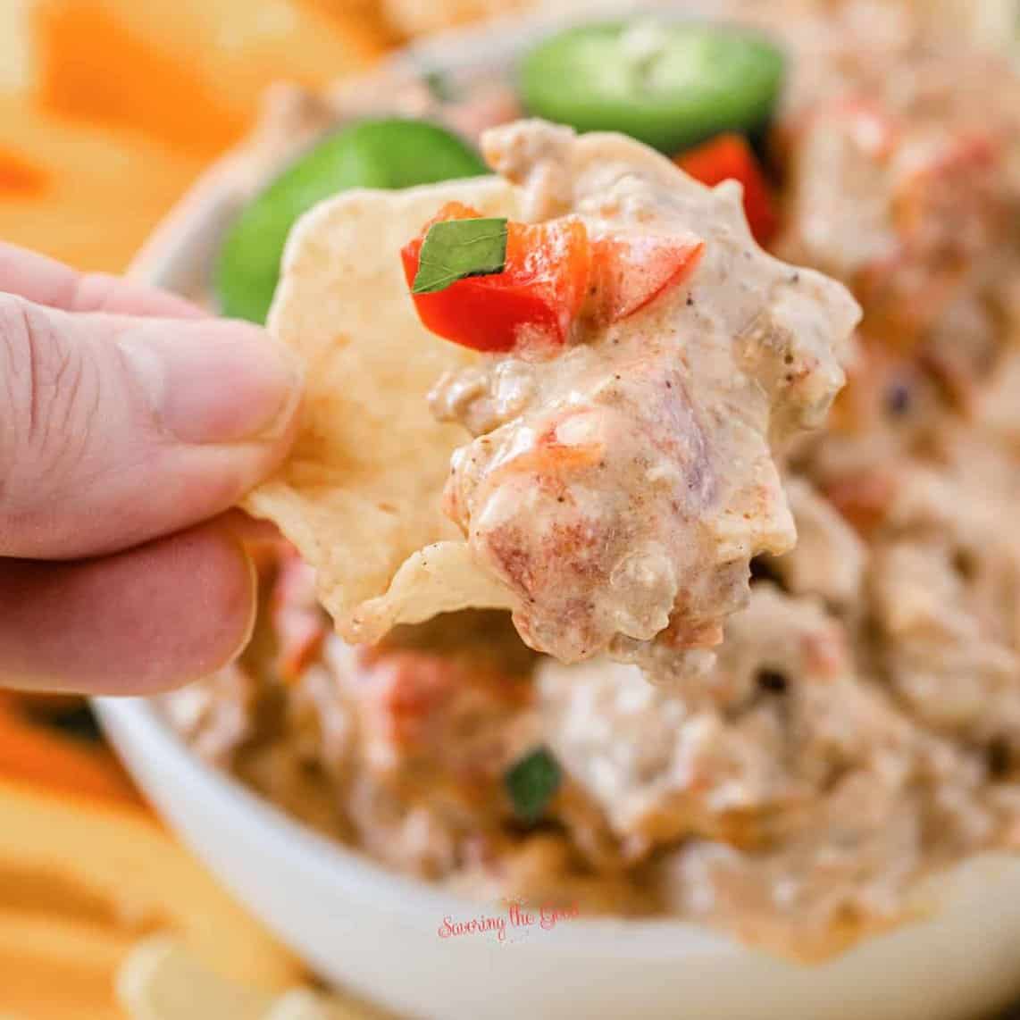 Rotel Dip With Sausage – Savoring The Good®