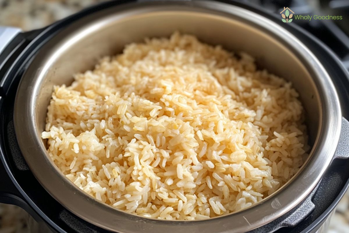 Instant Pot Calrose Rice Recipe - Wholy Goodness