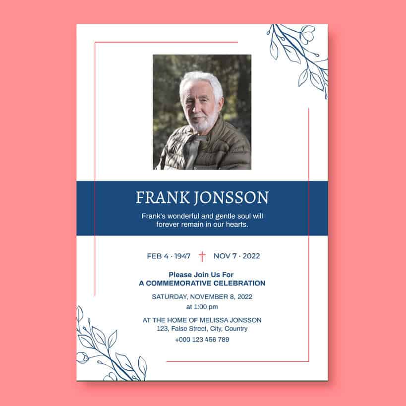 Funeral committal - Order Of Service For Funeral Printing