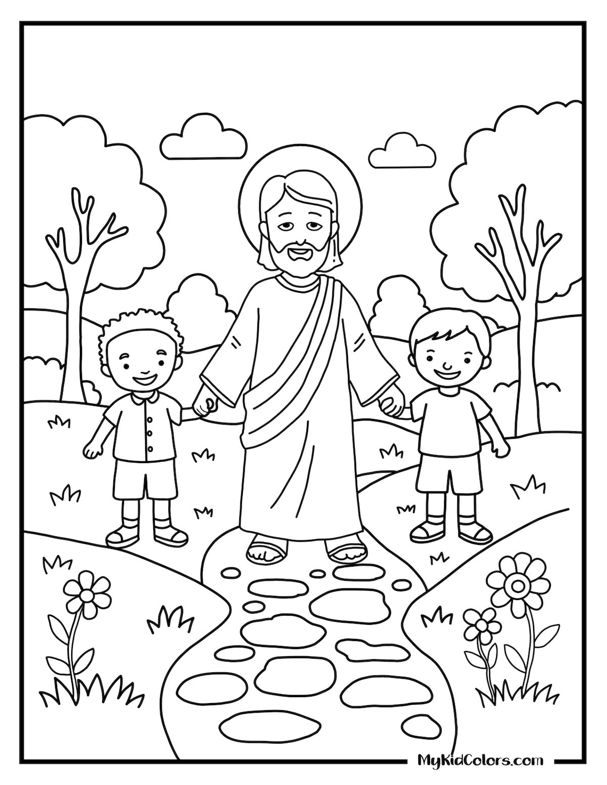 15 Free Jesus Loves Me Coloring Pages (Free PDF Printables)
