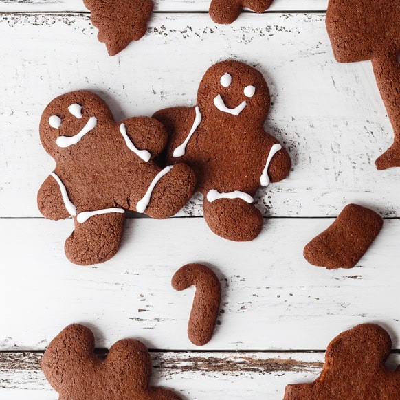 Chocolate Gingerbread Cookies (High-Protein)