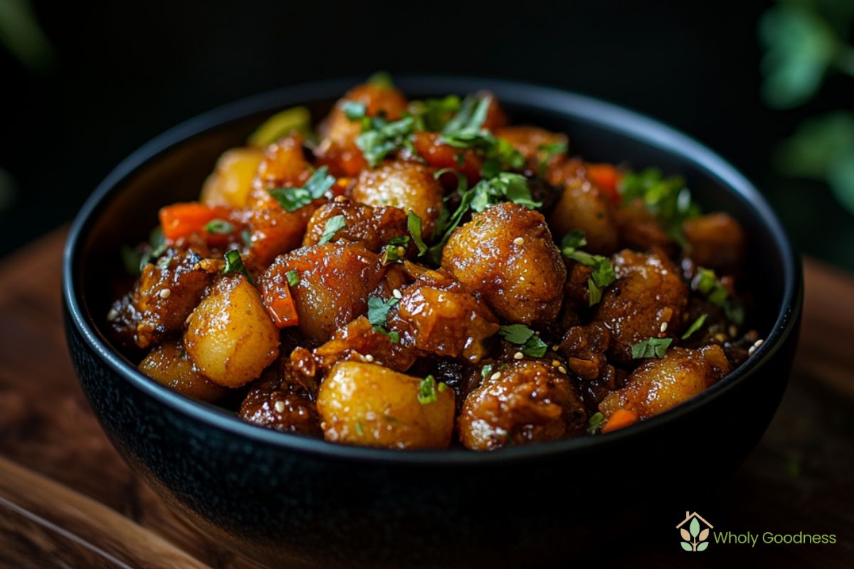 Gobi Manchurian Recipe (Cauliflower Manchurian) - Wholy Goodness